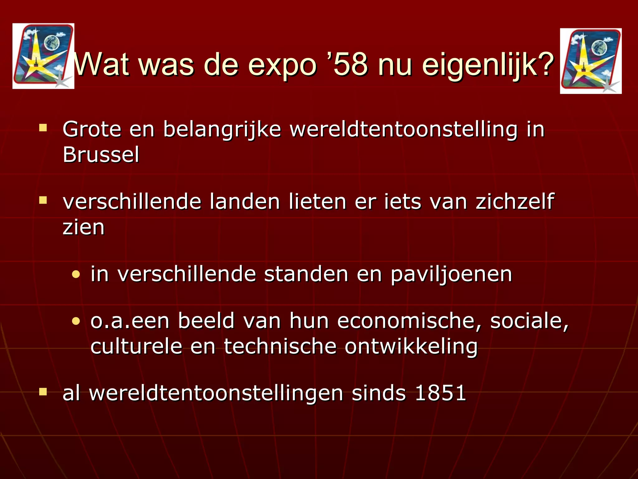 Wero Tijd Powerpoint Expo | PPT
