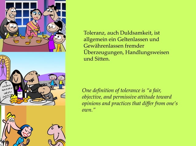 Werteerziehung: Toleranz - Moral Values: Tolerance | PDF