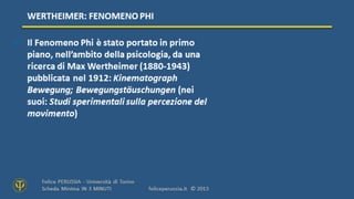 Wertheimer effetto phi | PDF