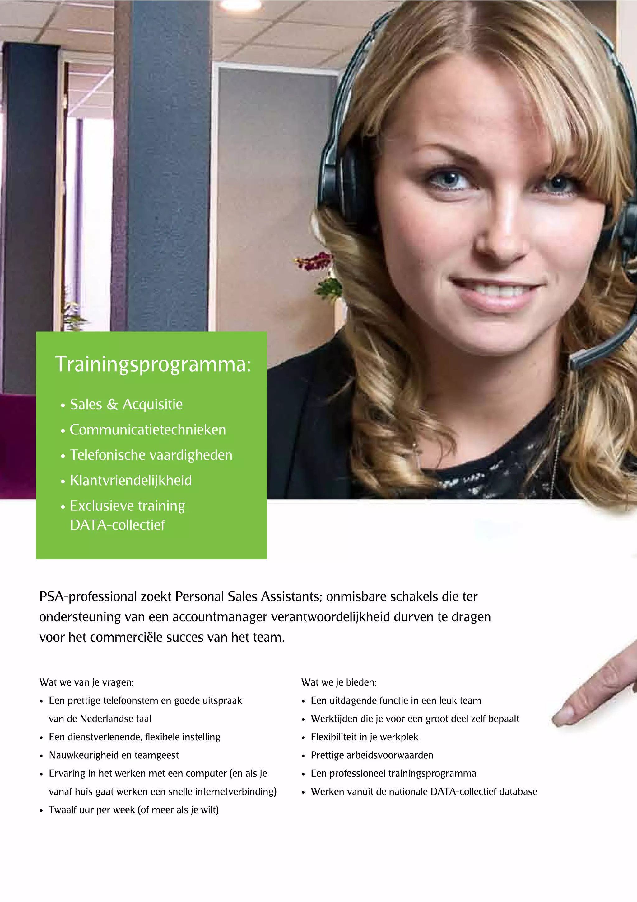 Wervingsfolder PSA | PDF