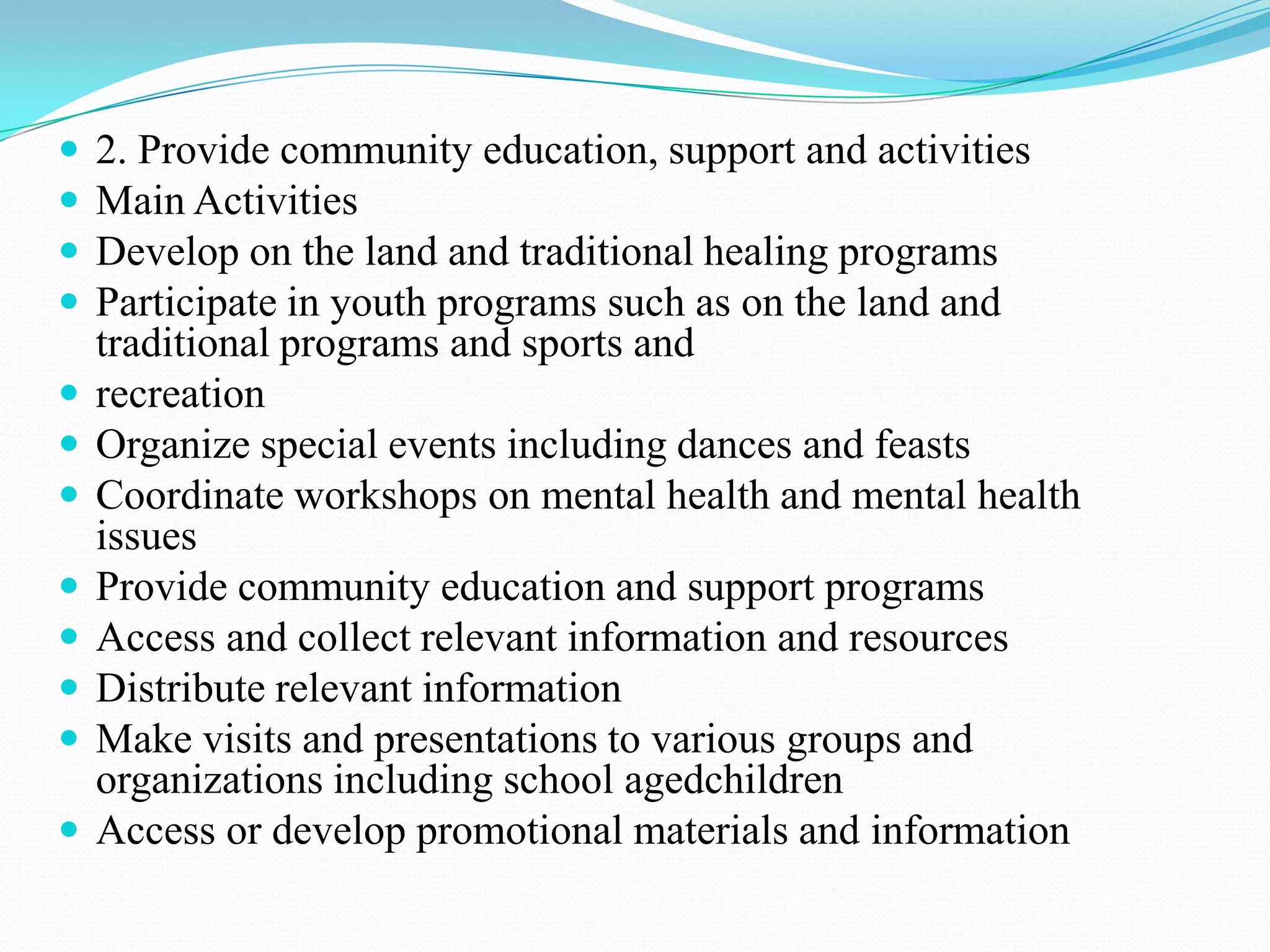 THE role of community mental health workers\ | PPTX