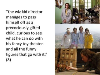 Wes anderson auteur project | PPT