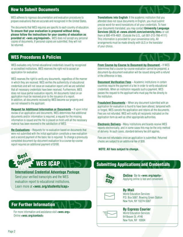 Wes application | PPT