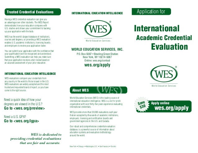 Wes application