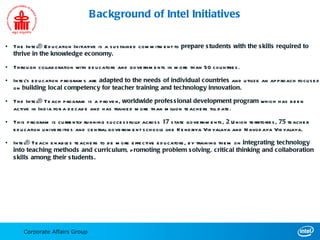 World Education Awards APSCHE _ Intel Collaboration | PPT
