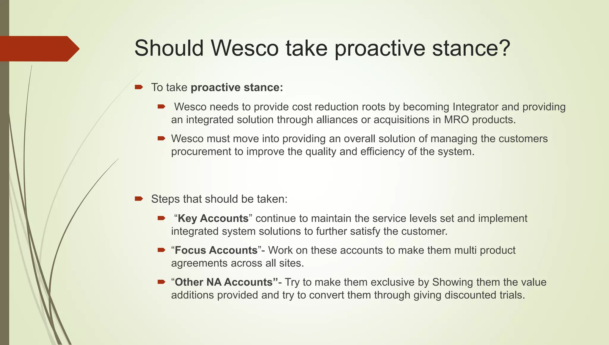 Wesco case study | PPT