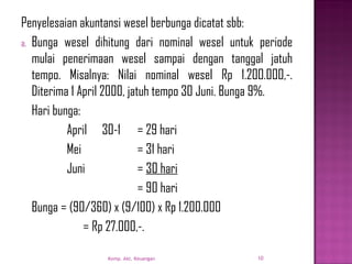 Wesel dan promes penjelasan dan contoh soal | PPT