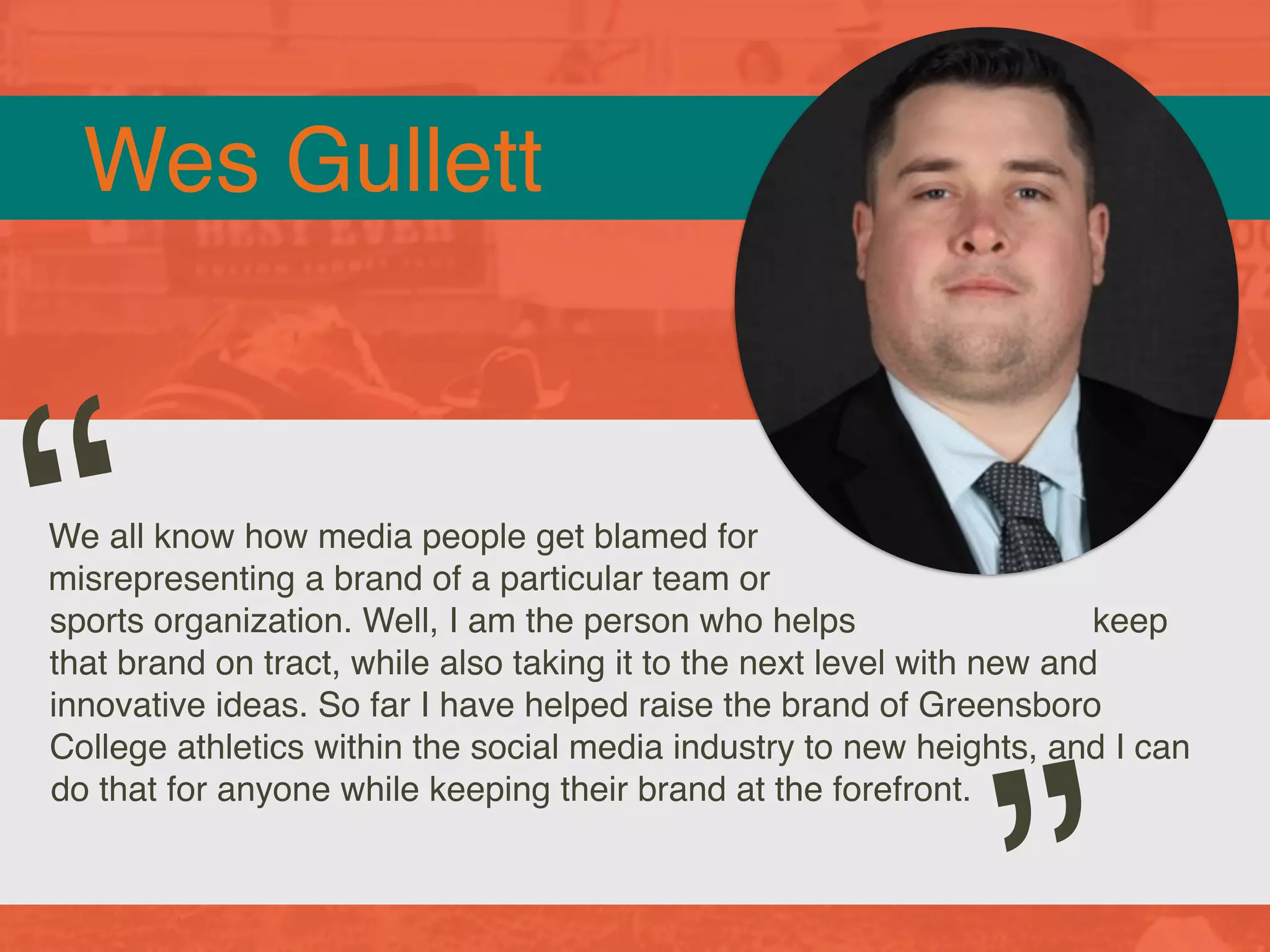 Wes gullettpersonalbrandcanvas template | PPT