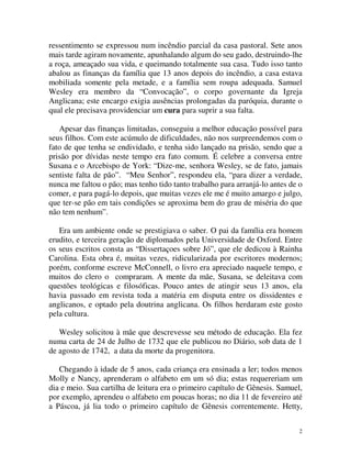 Wesley e as criancas | PDF