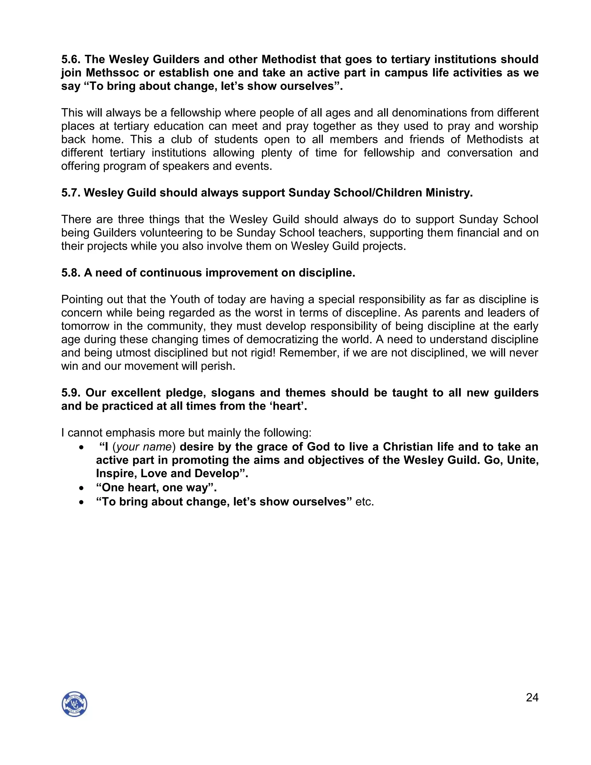 Wesley guild where it comes and where is it going by bro matthews ...