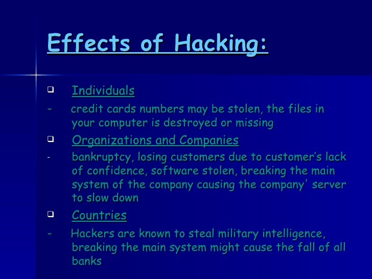 Brief Introduction of Hackers