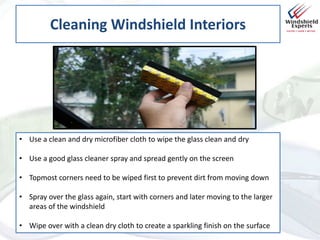 Windshield maintainence | PPT