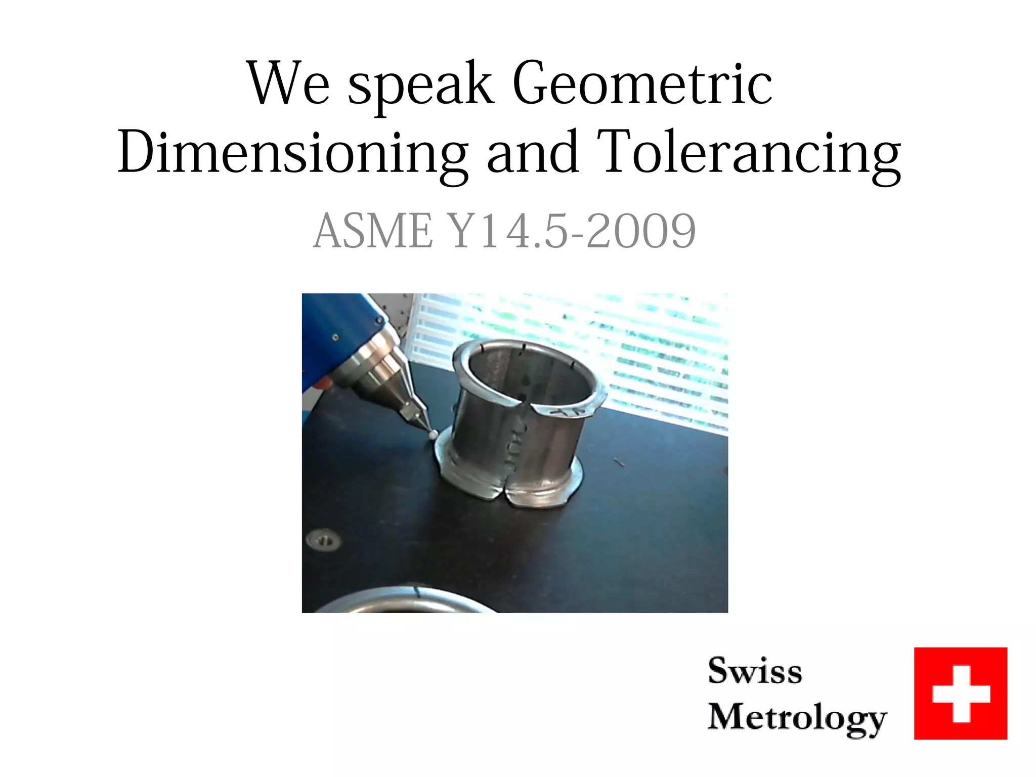 We speak geometric dimensioning and tolerancing | PPT