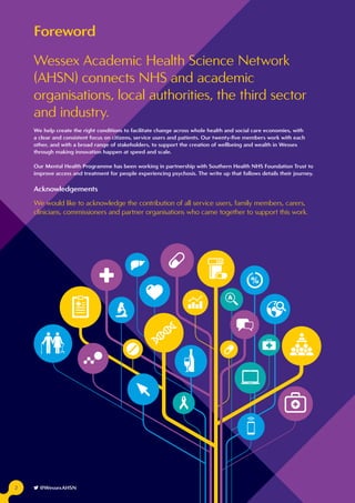 Wessex AHSN Early Intervention in Psychosis report | PDF