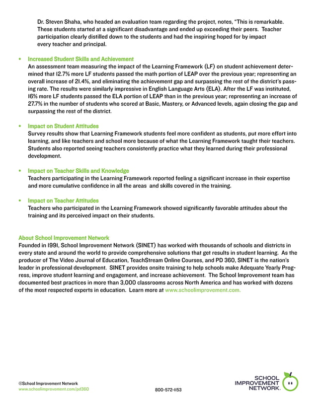 West Carroll Parish School District, LA - PD 360 Case Study | PDF