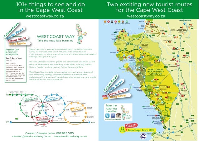 New Routes in the Cape West Coast