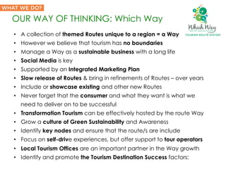 Introduction to Which Way Tourism Route Systems | PPT
