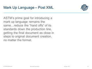 West Putting Structured Documents to Work | PPT