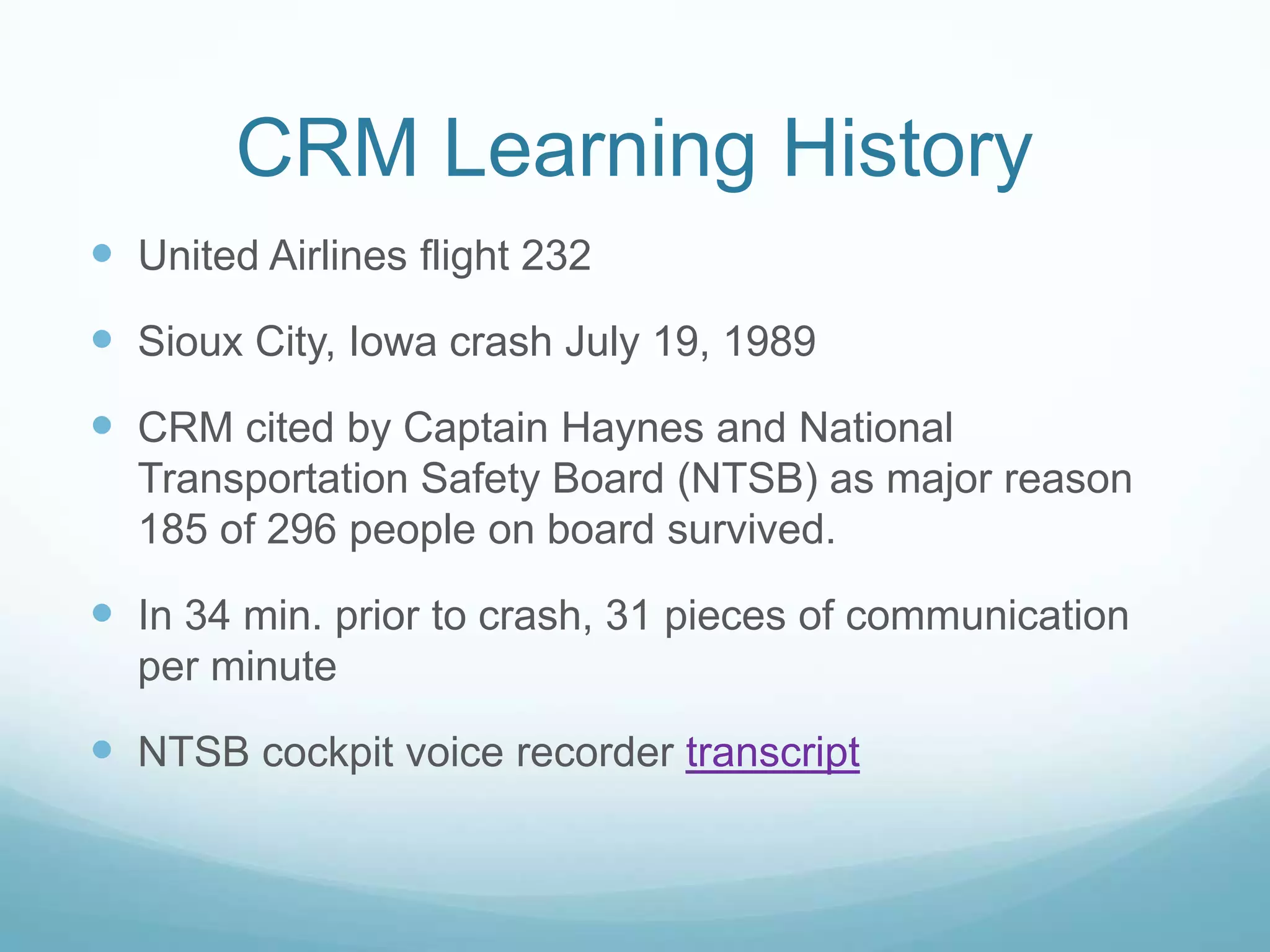Crew Resource Management | PPTX