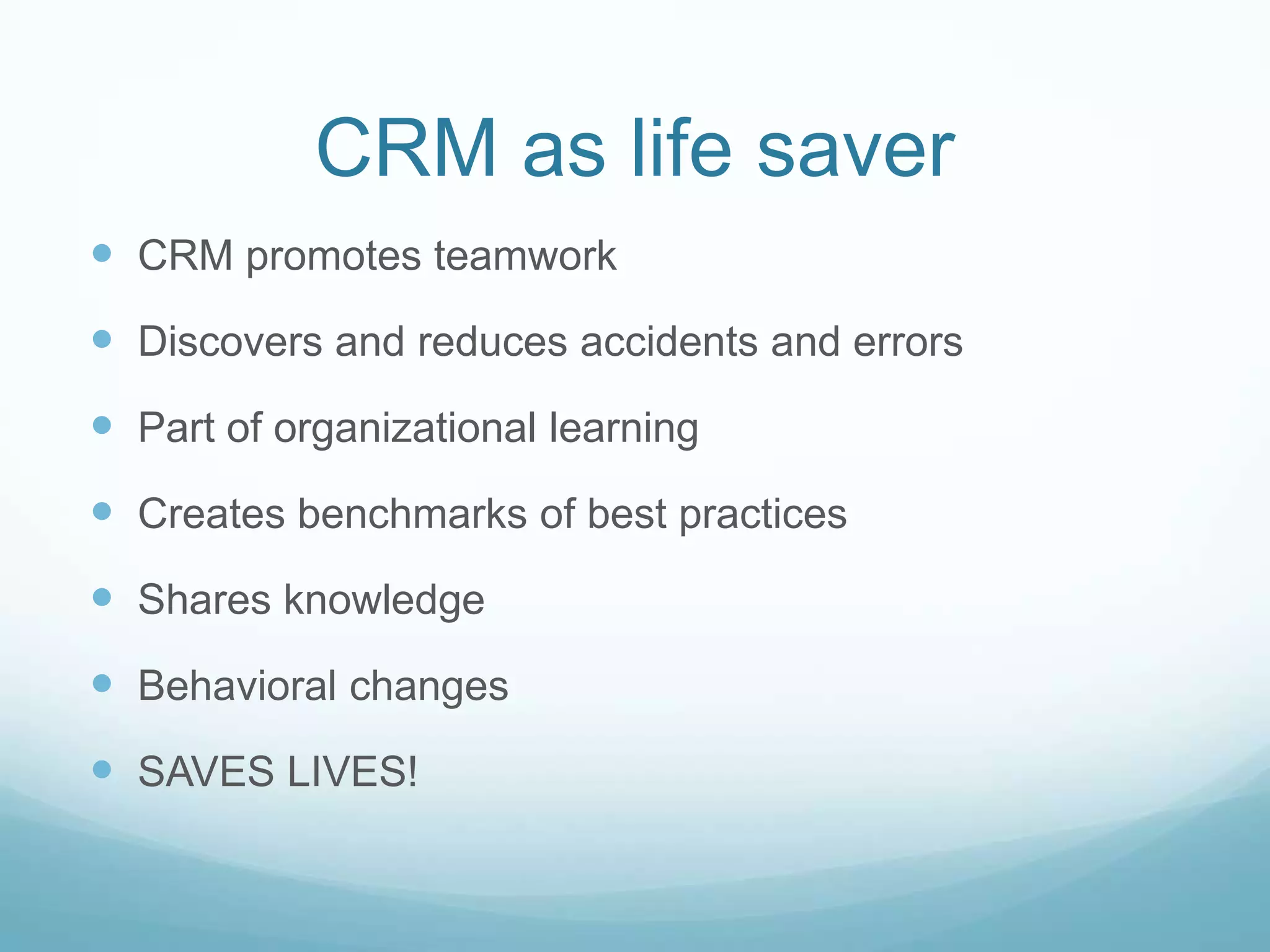 Crew Resource Management | PPTX