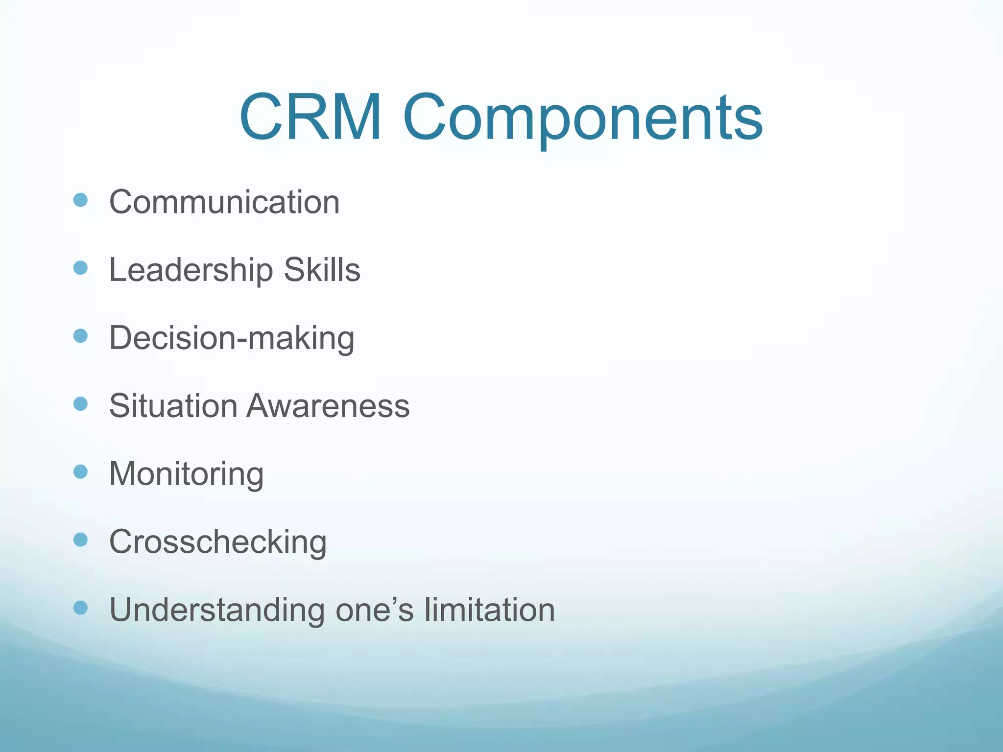 Crew Resource Management | PPTX