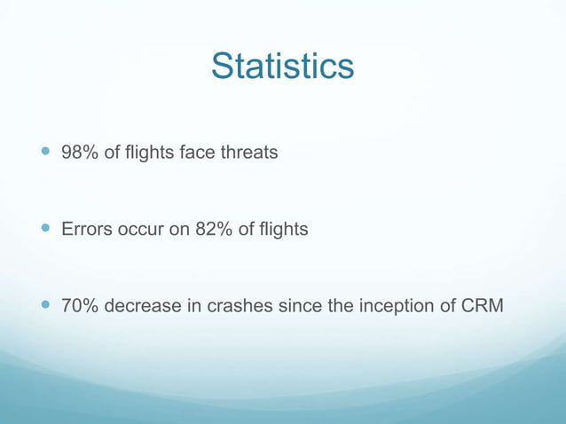 Crew Resource Management | PPTX | Air Travel | Travel Type