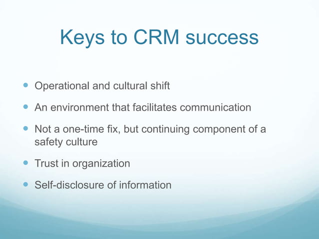 Crew Resource Management | PPTX | Air Travel | Travel Type