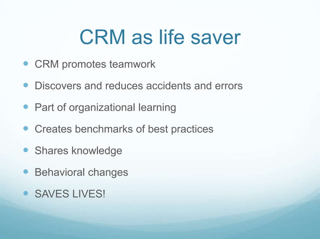 Crew Resource Management | PPTX | Air Travel | Travel Type