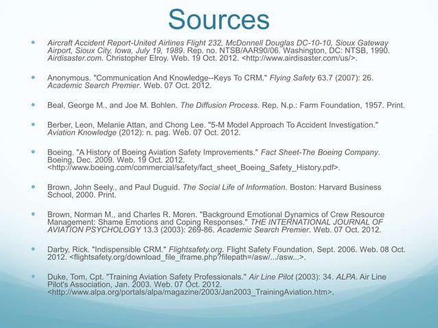 Crew Resource Management | PPTX | Air Travel | Travel Type