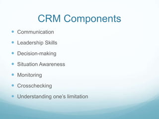 Crew Resource Management | PPTX