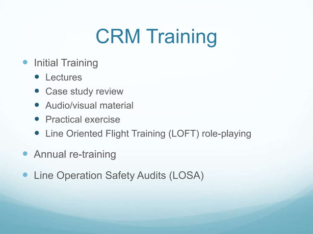 Crew Resource Management | PPTX | Air Travel | Travel Type