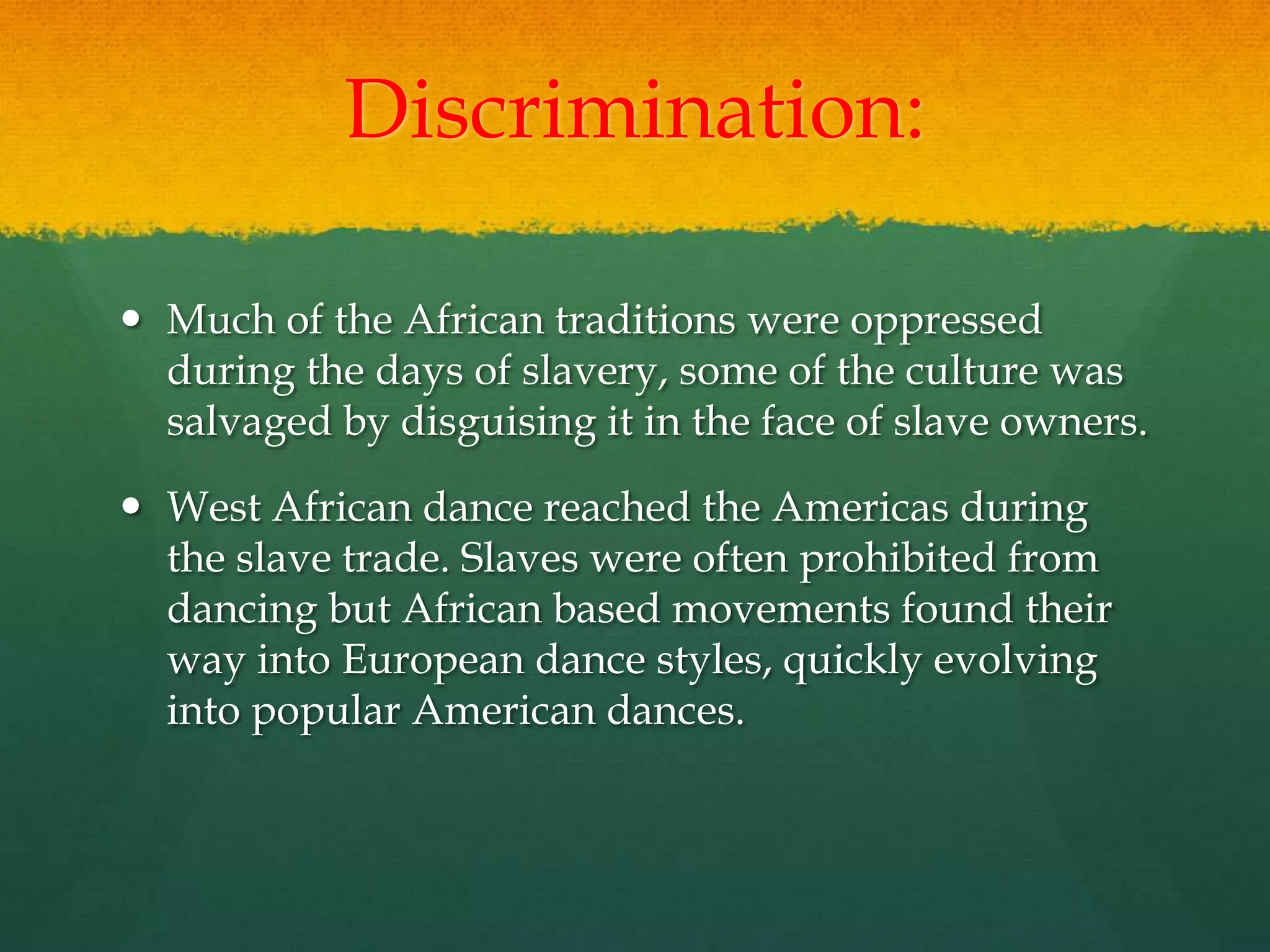 West african dance pp | PPTX | Music | Entertainment