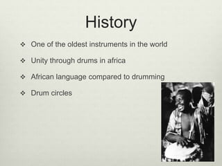 West african drumming | PPTX