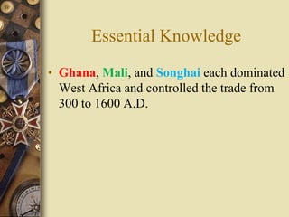 West african kingdoms | PPTX