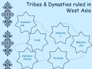 West asia and its architecture | PPTX