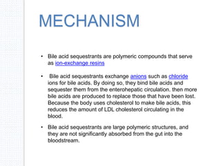 bile acid sequestrants | PPTX
