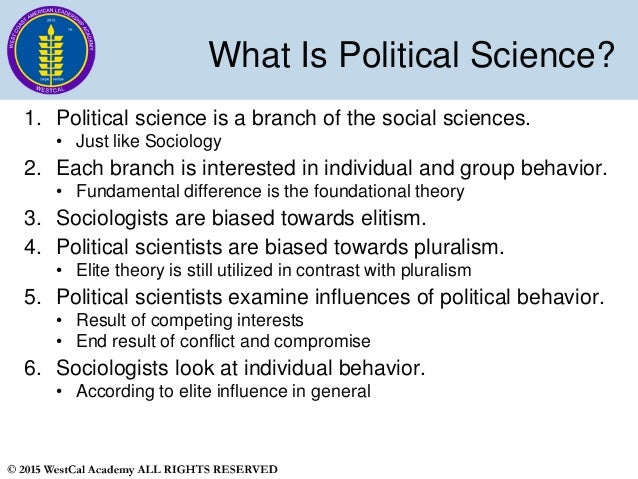 Slide 1 WestCal Political Science 1 - US Government 2015-2016