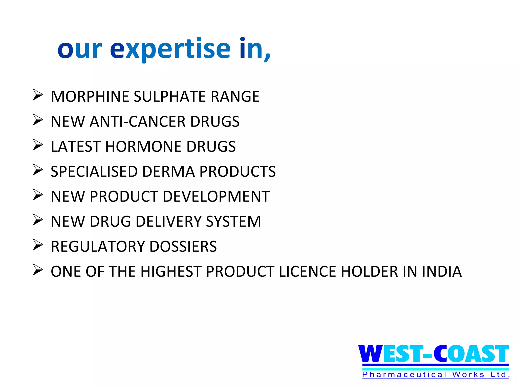 West Coast Pharmaceutical Works Ltd | PPT