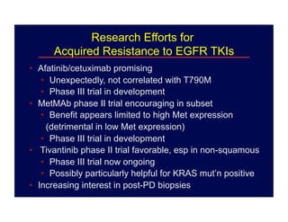 West egfr mutation acquired resistance | PPT