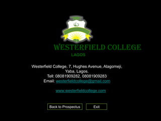 Westerfield college e prospectus | PPT