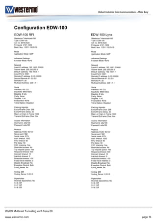 Westermo WeOS Multicast Tunneling | PDF