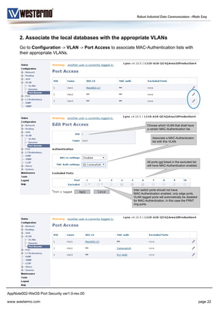 Westermo WeOS port security | PDF | Information and Network Security ...