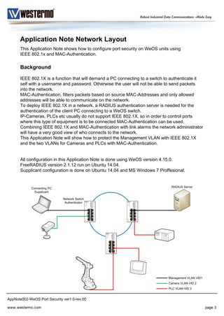 Westermo WeOS port security | PDF | Information and Network Security ...