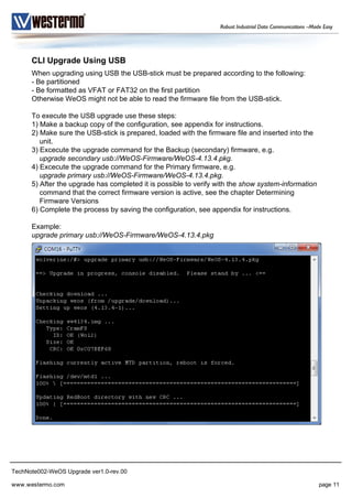 Westermo an weos_upgrade_v1_0 | PDF | Operating Systems | Computer ...