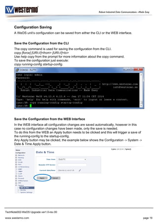 Westermo an weos_upgrade_v1_0 | PDF | Operating Systems | Computer ...