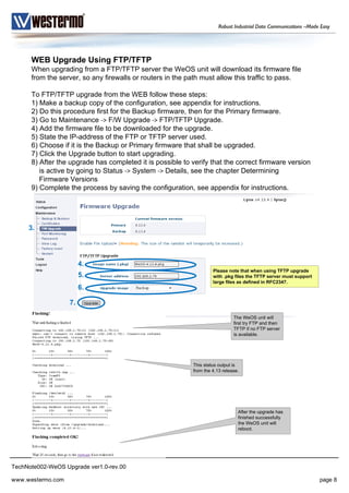 Westermo an weos_upgrade_v1_0 | PDF | Operating Systems | Computer ...