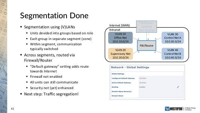 Secure your network - Segmentation and segregation