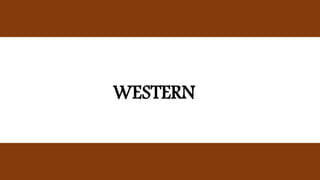 Western Film Genre | PPTX