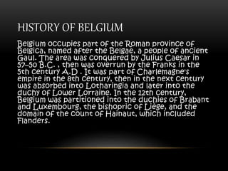 beLgiaN cuisiNe | PPTX
