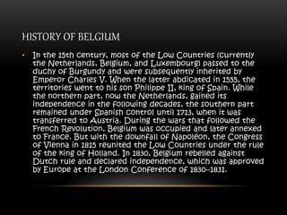 beLgiaN cuisiNe | PPTX